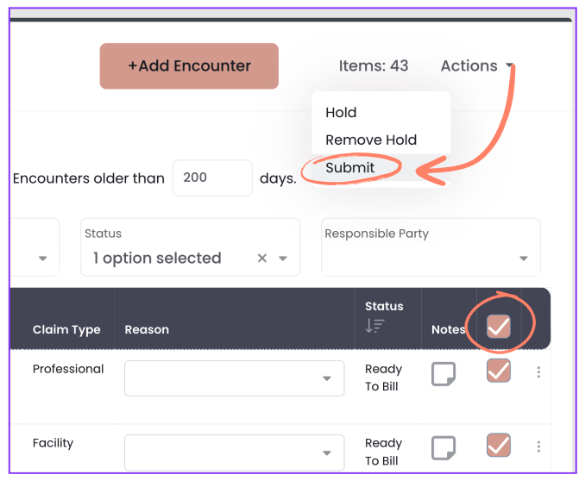Service and Claim Management